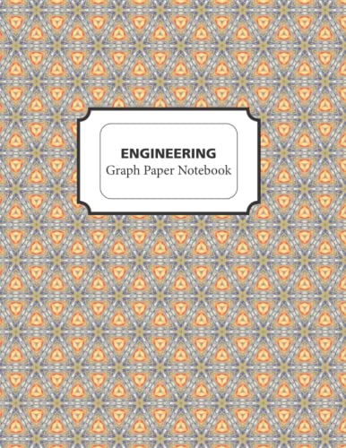 Engineering Graph Paper Notebook: Quad Ruled 5x5 (5 squares per inch ...