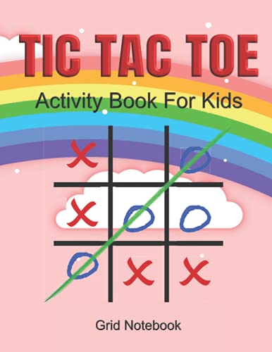 TIC TAC TOE Activity Book For Kids Grid Notebook: Home Sweet Activity ...