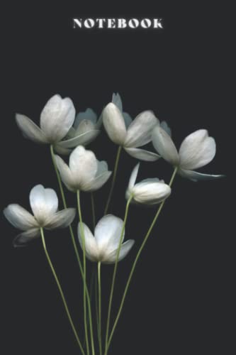 Notebook Flower: Flower notebook for girls, 6 x 9, block design: 220 ...