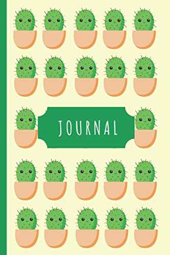 Cactus Journal: Lined Journal, Cactus Print, Fill In Journal by Quick ...