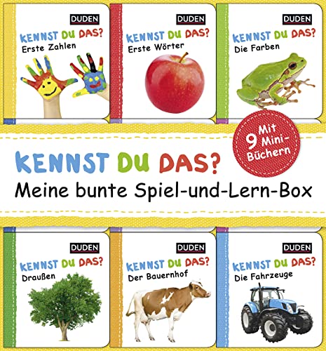 Duden 12+: Kennst du das? Meine bunte Spiel-und-Lern-Box: 9 Mini-Bücher ...