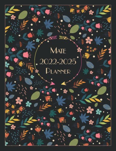 Mate 2022-2025 Planner: Elegant 48 Month Calendar & Organizer, 4 Year ...