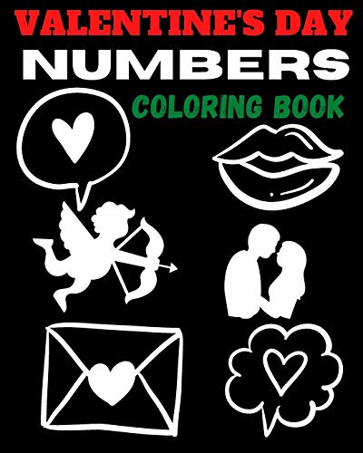 Valentine's Day Numbers coloring book: An kids Color By Number Coloring ...
