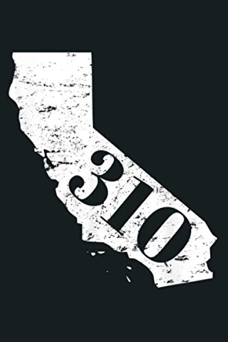 310 Area Code Santa Monica Beverley Hills Torrance CA: Notebook Planner ...