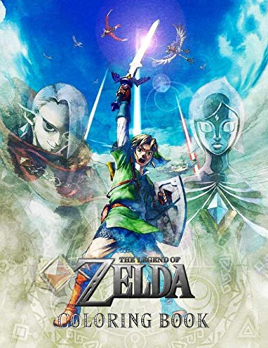 The Legend Of Zelda Coloring Book: A Beautiful Coloring Book For Adults ...