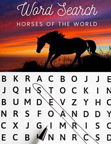 Word Search: Horses of the World: Large Print Word Search Puzzle Book ...