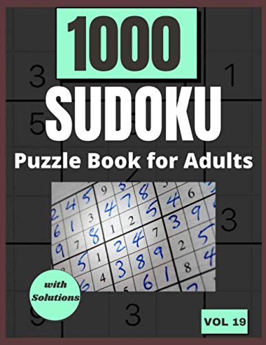 1000 Sudoku Puzzle Book for Adults: Big Book of Sudoku 1000 Sudoku ...