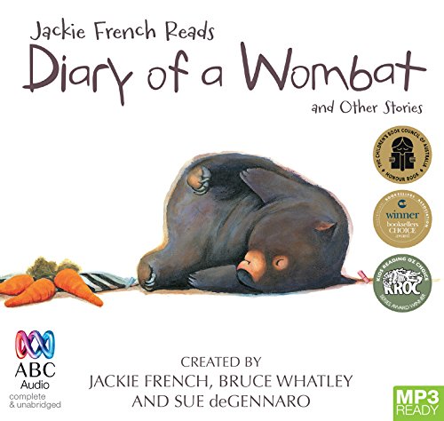Jackie French Reads: Diary of a Wombat and Other Stories by Jackie ...