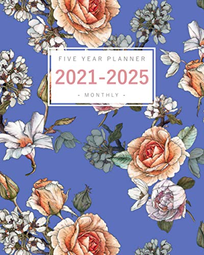 Five Year Planner 2021-2025: 8x10 Monthly Notebook Organizer Large | 5 ...