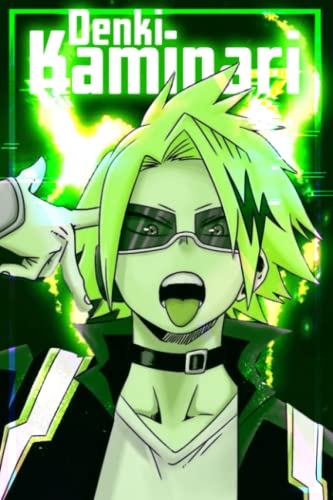 Denki Kaminari Notebook: 110 Wide Lined Pages - 6" x 9" - Planner, Journal, Notebook ...