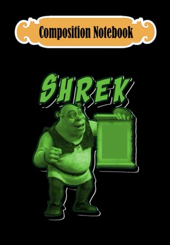 Composition Notebook: Shrek Script Active, Journal 6 x 9, 100 Page ...