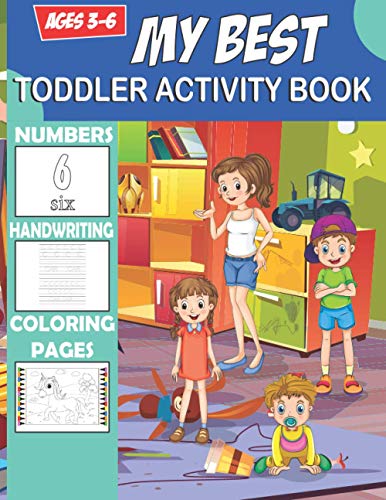 my best toddler activity book ages 3-6: Fun Children's Activity ...