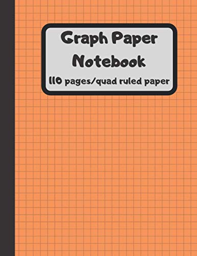 Graph Paper Notebook: Large Graph Notebook: 110 Simple Sheets 5x5: Grid ...