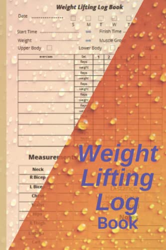 Weight Lifting Log Book: 120 Pages Special Exercise Tracker Journal for ...