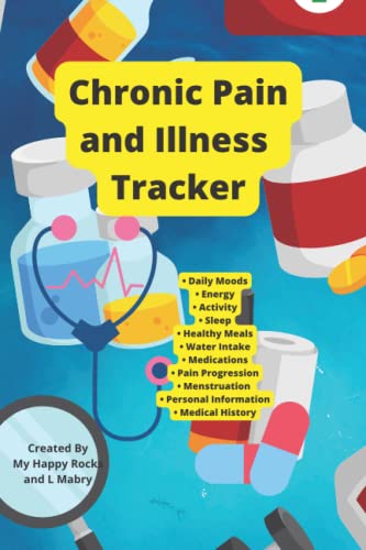 Chronic Pain and Illness Symptoms and Medication Tracker, Bright ...