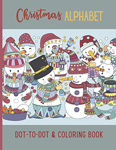 Christmas Alphabet Dot to Dot & Coloring Book: Fun Practice Workbook ...