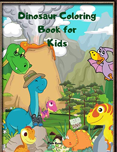 Dinosaur Coloring Book for Kids: Cute Dinosaurs Coloring Book for Kids ...