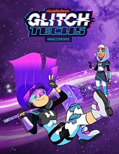 Glitch Techs coloring book: Fun coloring book, vivid illustrations to ...