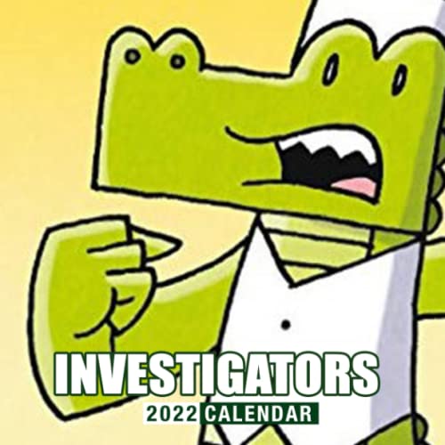 InvestiGators Calendar 2022: Colorful book for teen, kids. Mini Planner ...
