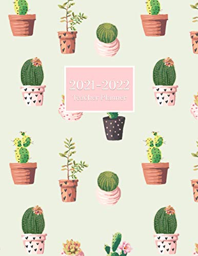 2021-2022 Teacher Planner: Large 8.5”x11”inch September 2021-August ...