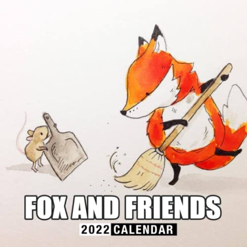 Calendar 2022 cute Fox and Friends: A Great Gift For Anyone Loving Fox ...
