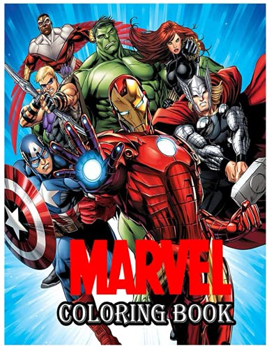 Marvel Coloring Book: Marvel Colouring Book: Coloring Books for Kids ...