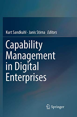 Capability Management in Digital Enterprises by Kurt Sandkuhl | Goodreads