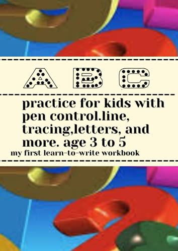 Practice for Kids with Pen Control, Line Tracing, Letters, and More ...