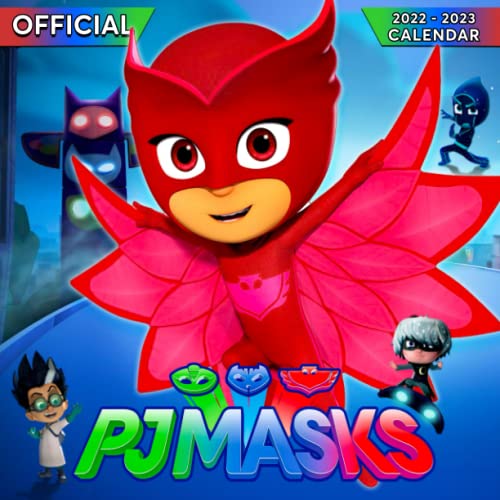 PJ Masks 2022 Calendar: Cartoon 2022 OFFICIAL calendar -PJ Masks Weekly ...