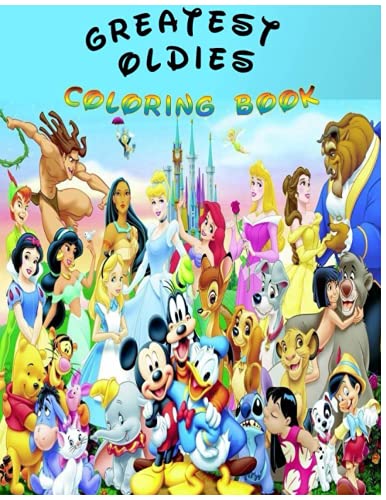 GREATEST OLDIES COLORING BOOK: GREAT COLLECTION OF THE BEST OLDIES ...