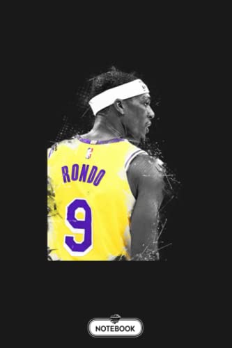 Rajon Rondo Anthony Davis Notebook: Lined College Ruled Paper,6x9 120 ...