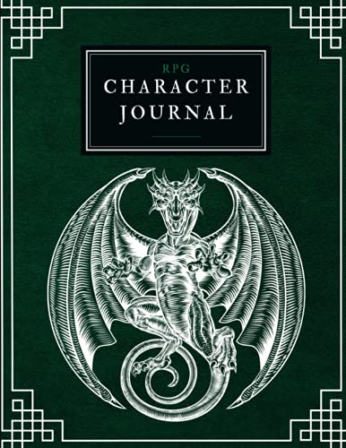 RPG Character Journal - Five 5e character sheets: RPG journal mixed ...