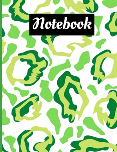 Fun Cute Animal Print Notebook Journal: - Cute lined notebook, A4 lined ...