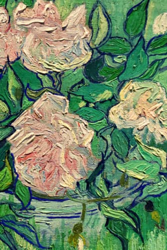 Vincent Van Gogh: Pink Roses Journal | Blank Notebook With 120 Lined ...