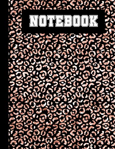 Notebook: Cheetah safari Print composition Journal ( Ruled Lined paper ...