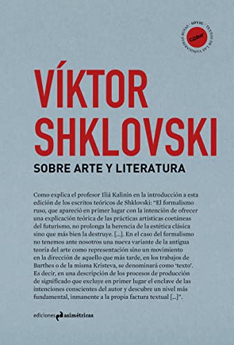 SOBRE ARTE Y LITERATURA by Victor Shklovsky | Goodreads