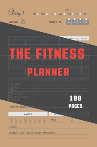 The Fitness Planner: Workout Tracker for Men and Women, Exercise ...