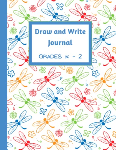 Draw and Write Journal: Grade K-2: Draw and Write, Dotted Midline ...