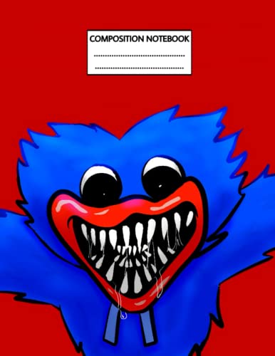 Huggy wuggy Composition Notebook: Cute Gift Composition Notebook For ...