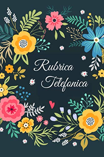 Rubrica Telefonica: Quaderno e rubrica alfabetica per annotare i vostri ...