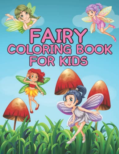 Fairies Coloring Book: Magic Fairies Coloring Book: Fantasy Fairy For ...