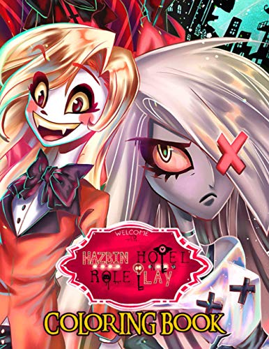 Hazbin Hotel Coloring Book: A Fascinating Coloring Book To Enjoy With ...
