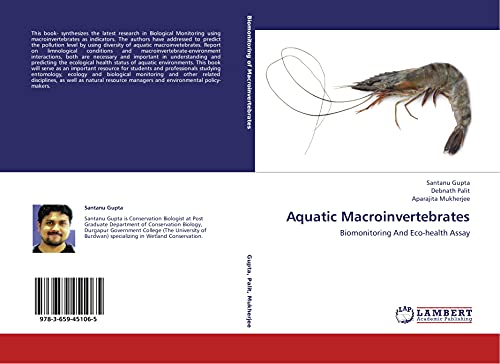 Aquatic Macroinvertebrates by Santanu Gupta | Goodreads