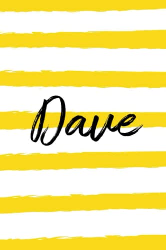 Dave: Customized notebook Dave name gifts, Personalized Journal for ...