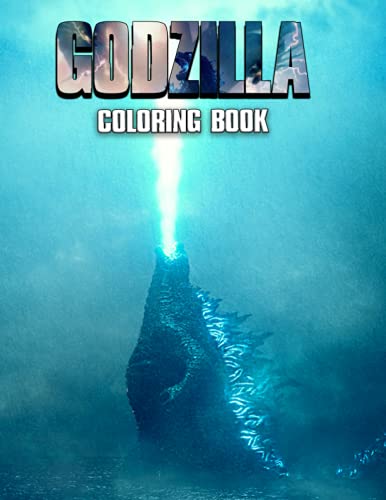 Godzilla Coloring Book: 50+ GIANT Great Pages with Premium Quality ...
