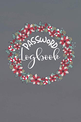 Password Logbook: Black Password Keeper ~ Password Organizer Book Mini ...