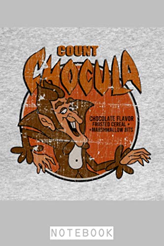 Vintage Count Chocula Notebook: 6x9 120 Pages, Lined College Ruled ...