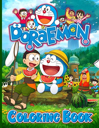 Doraemon Coloring Book: Creative Doraemon Coloring Books For Adults ...