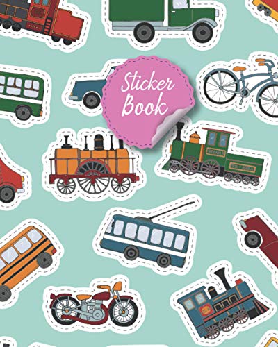 Sticker Book: Fantastic Cover Stickers Collection Book Size 8 x 10 Inch ...