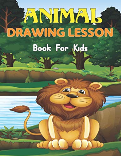 Animal Drawing Lesson Book For Kids: A Funny Kids Activity and Coloring ...